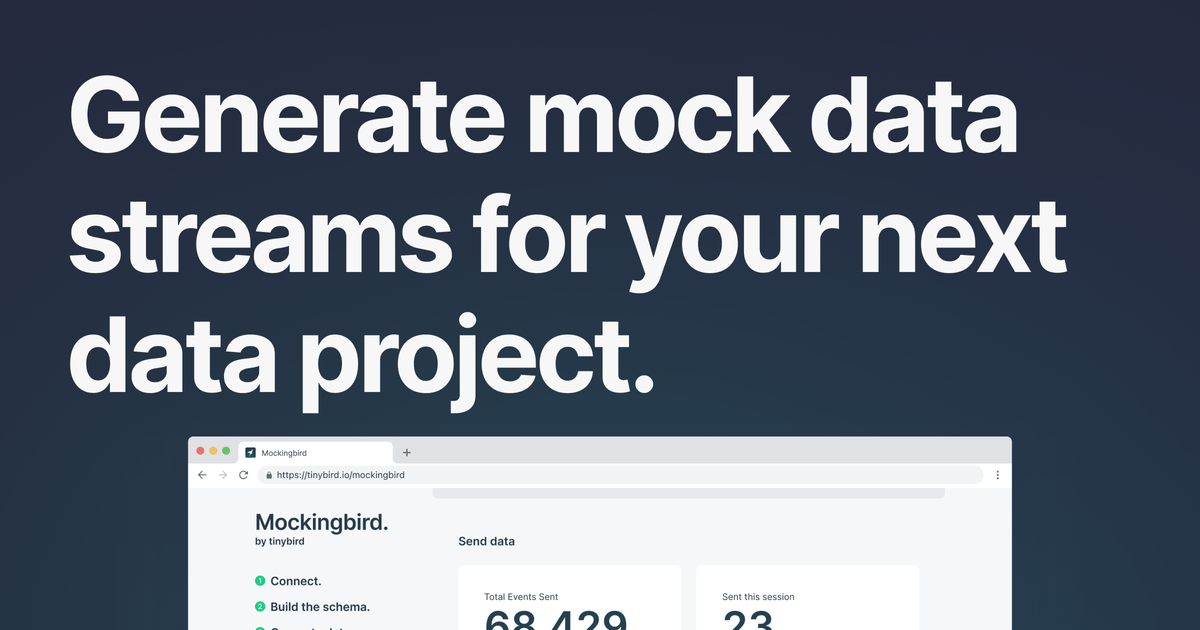 A mock data stream generator for your next project