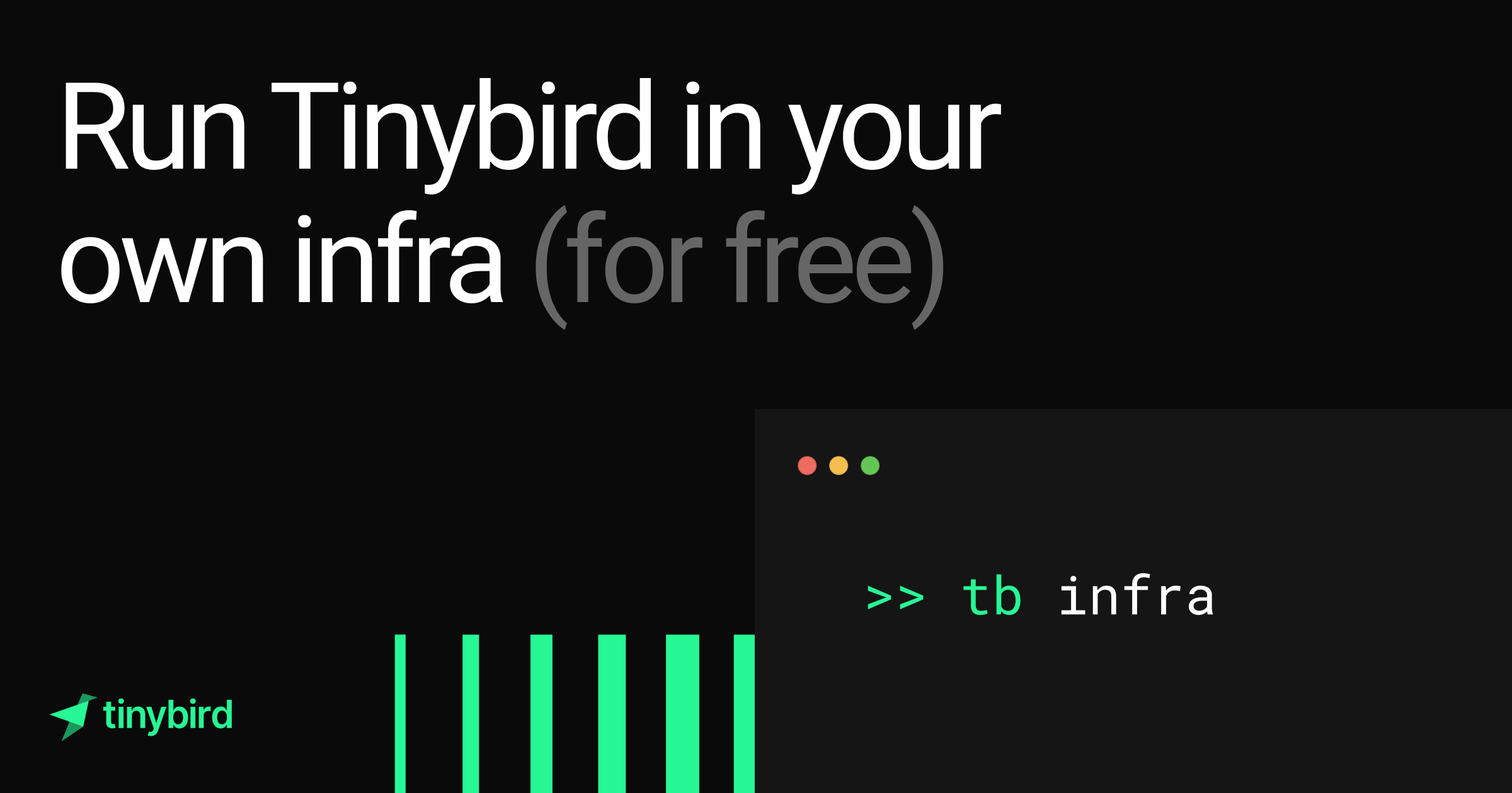 Run Tinybird on your own infrastructure